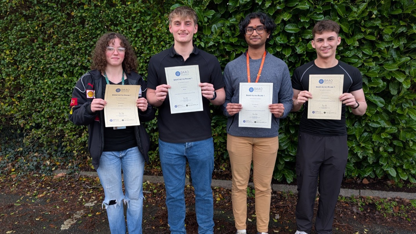 A-Level Physics Students in the British Astronomy and Astrophysics ...